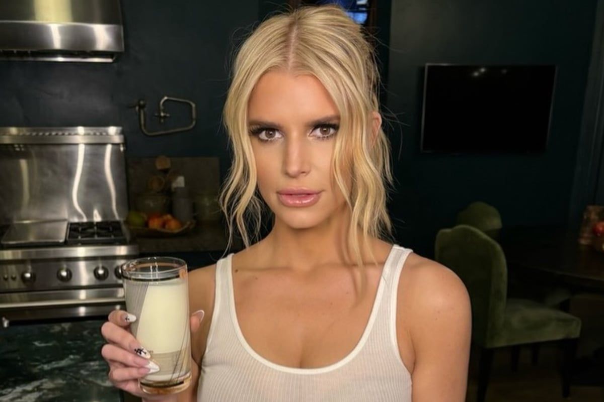 Jessica Simpson reveals why she has been drinking…