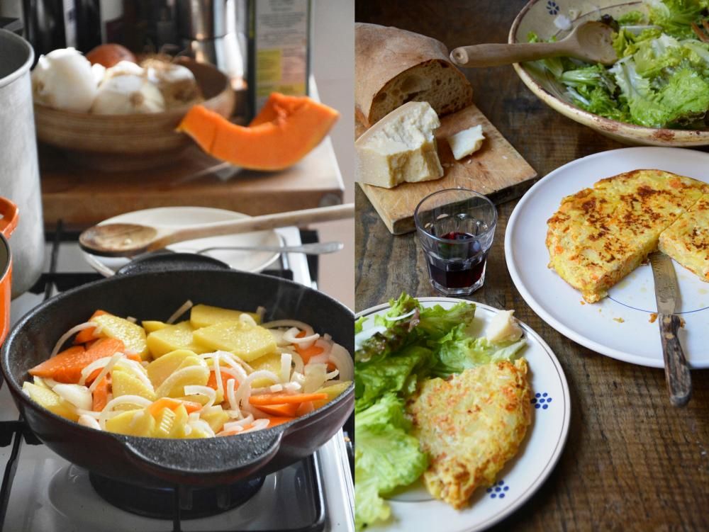 Rachel Roddy’s pumpkin frittata recipe from Rome