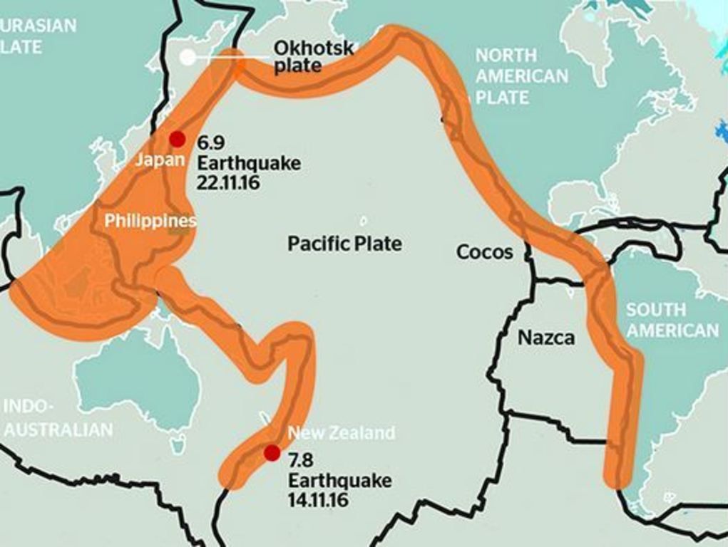 Ring of Fire: countries constantly struck by volcanic…