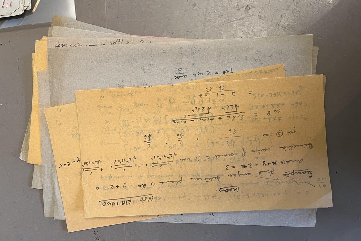 Rare Alan Turing wartime papers saved for the nation…
