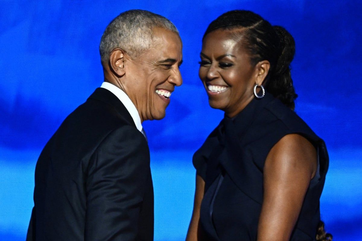 Michelle Obama breaks silence on rumors she and Barack…