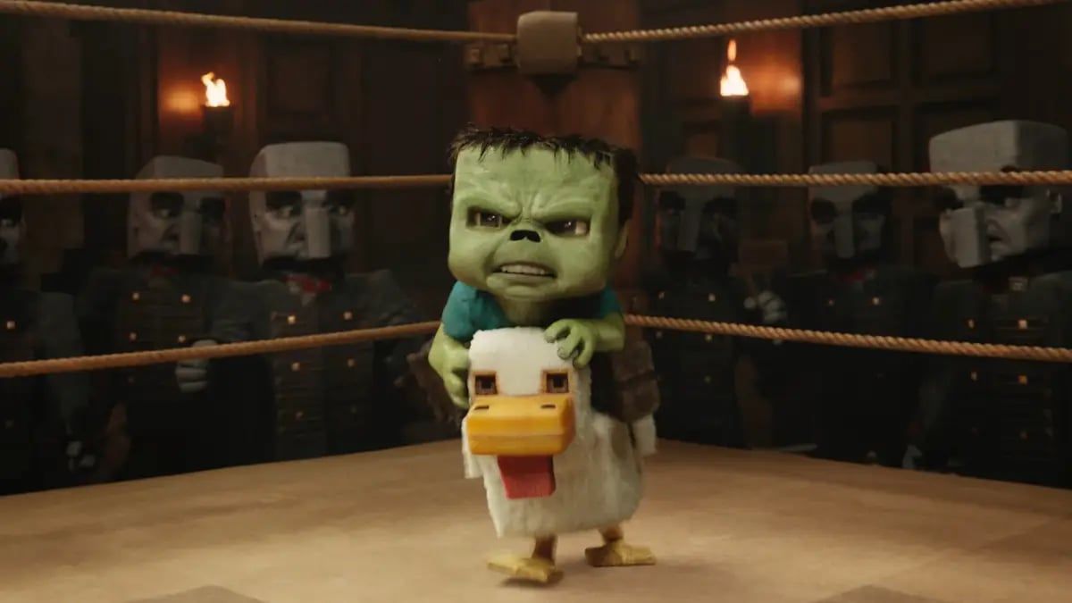 What is 'chicken jockey' in A Minecraft Movie? Fan…