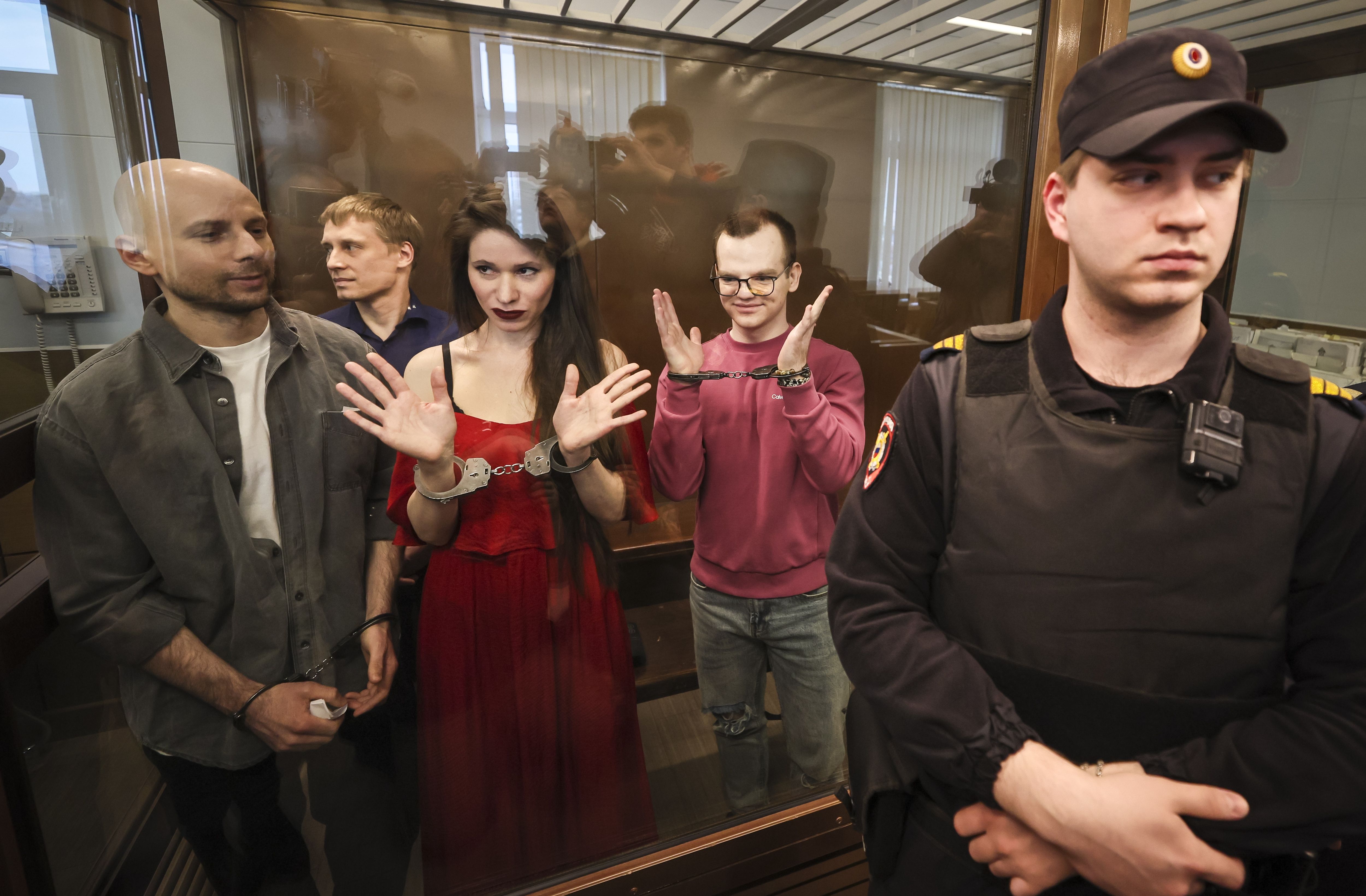 Russian journalists jailed for more than 5 years over…