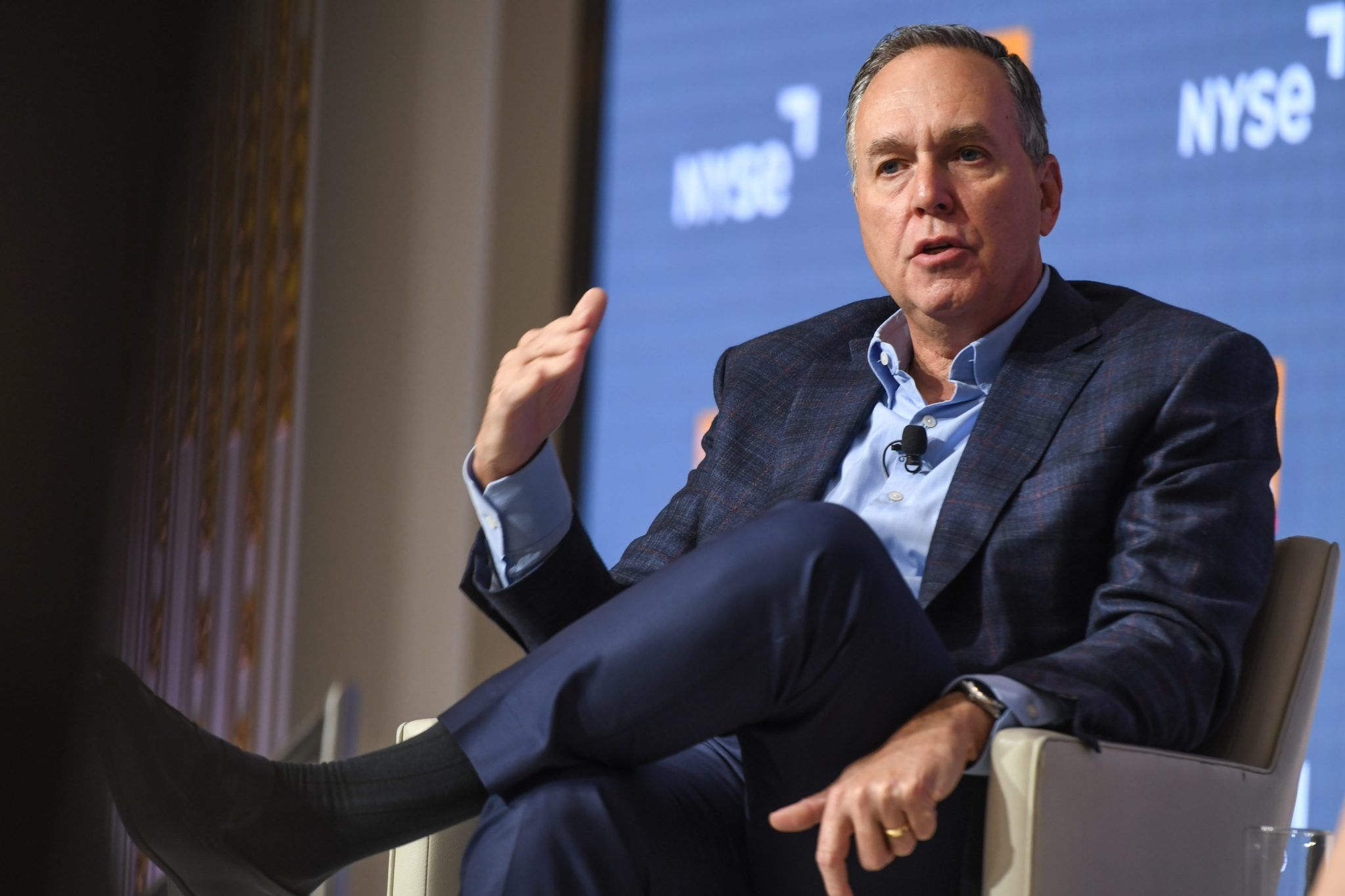 American Express CEO says his business is in great…