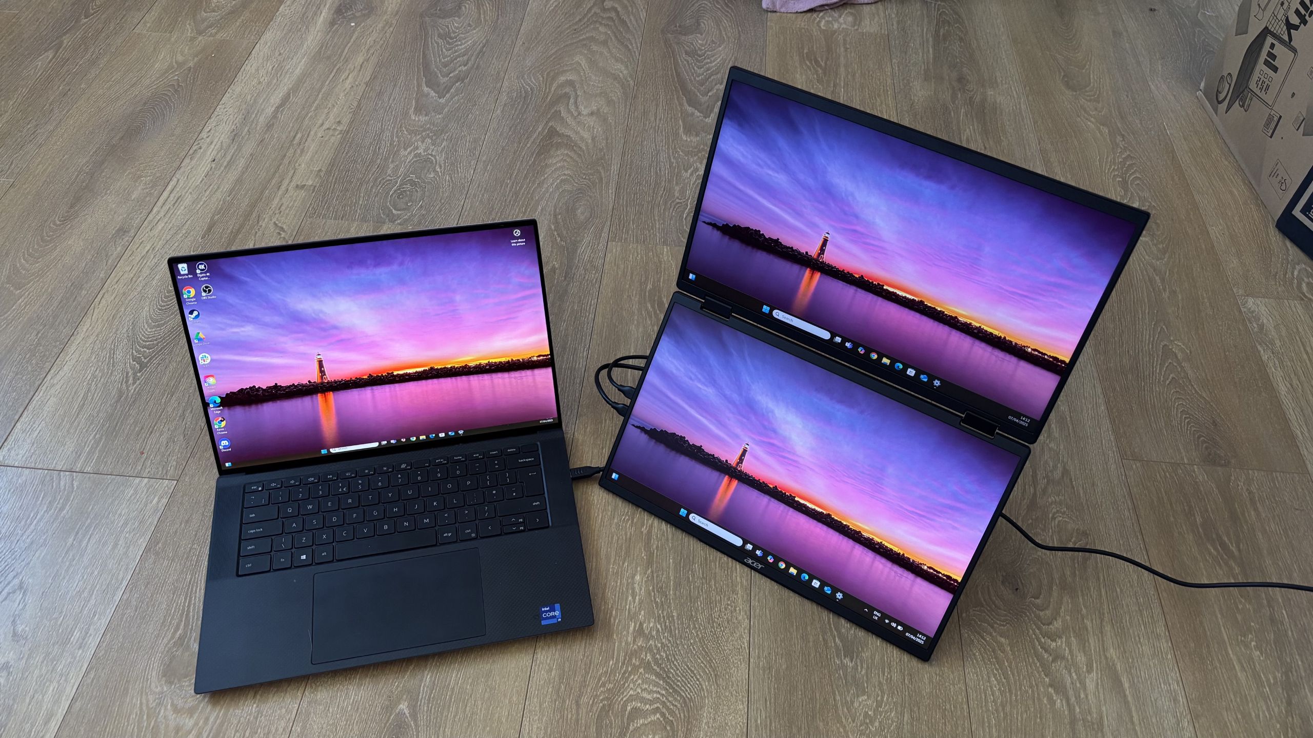 I tested the Acer PD3 Dual-Screen portable monitor as…