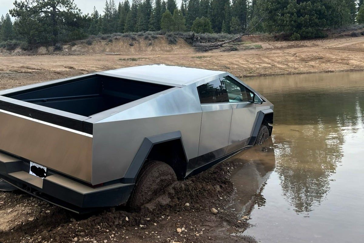 Cyberstuck: Tesla Cybertruck rescued after Elon Musk…
