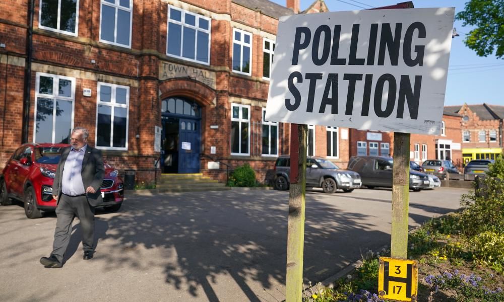 Voters head to the polls to vote in England’s local…