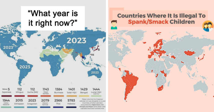 39 Surprising Maps That Show A Completely Different…