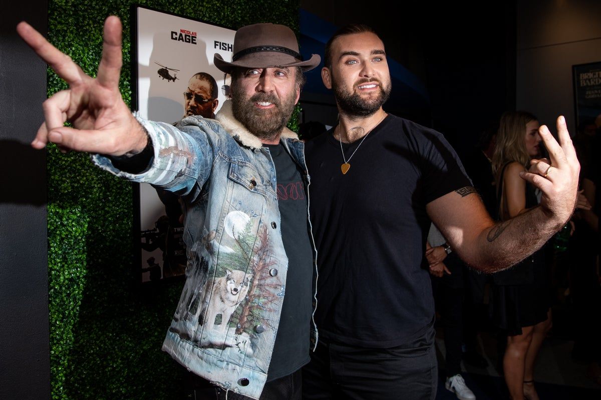 Nicolas Cage’s son Weston gets married less than a…