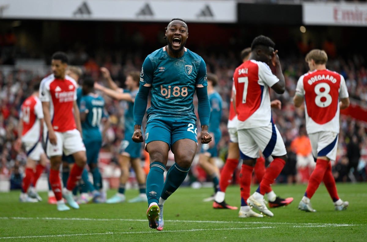 Arsenal 1-2 Bournemouth: Cherries come from behind to…