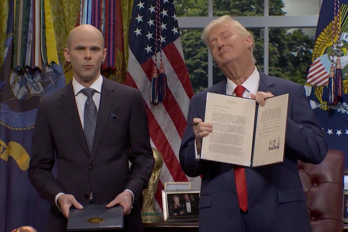 SNL mocks Trump’s use of executive orders: ‘Reduce the…