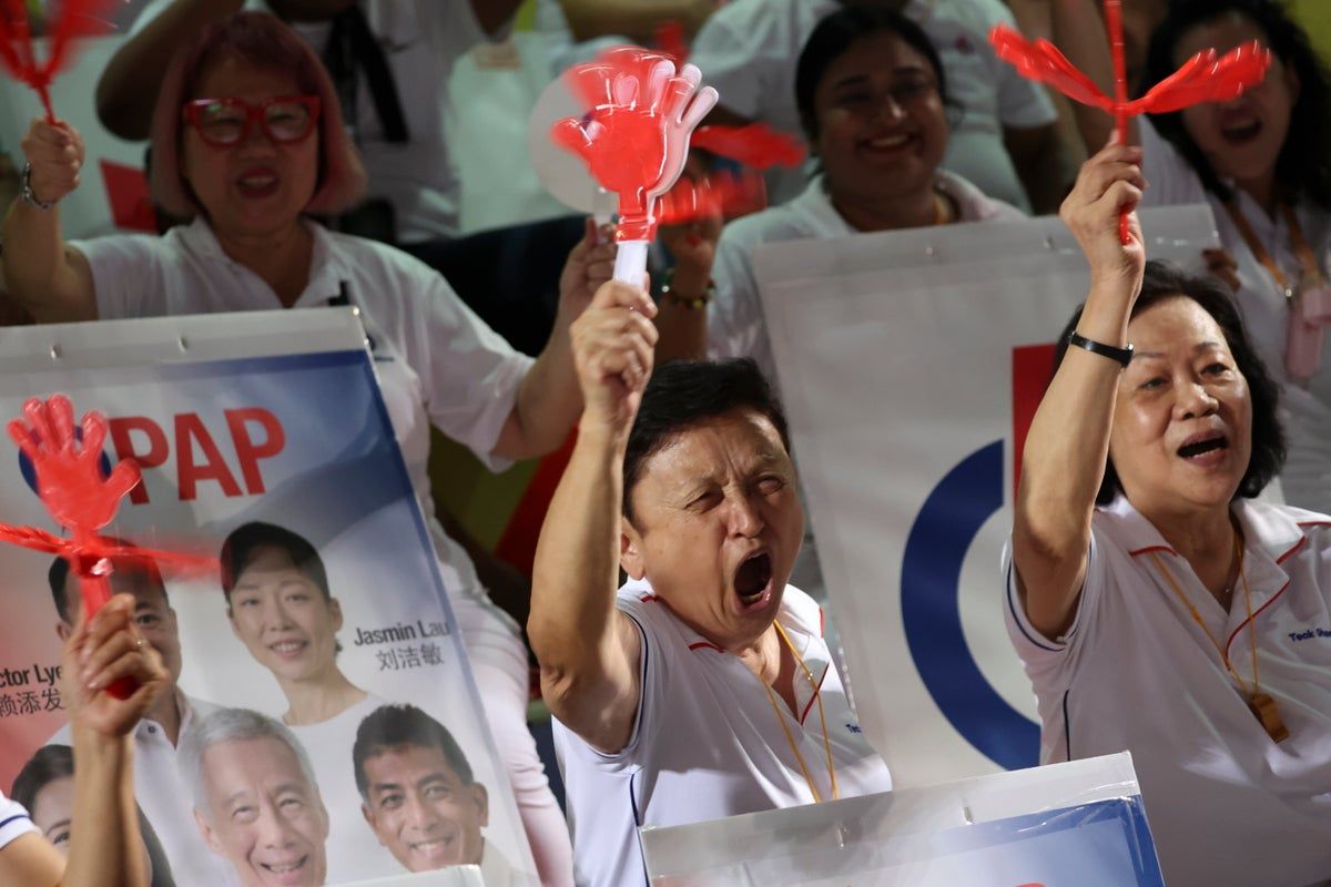 Singapore’s ruling party extends hold with sweeping…