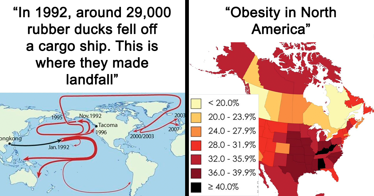 80 “Amazing Maps” That May Give You A Unique…