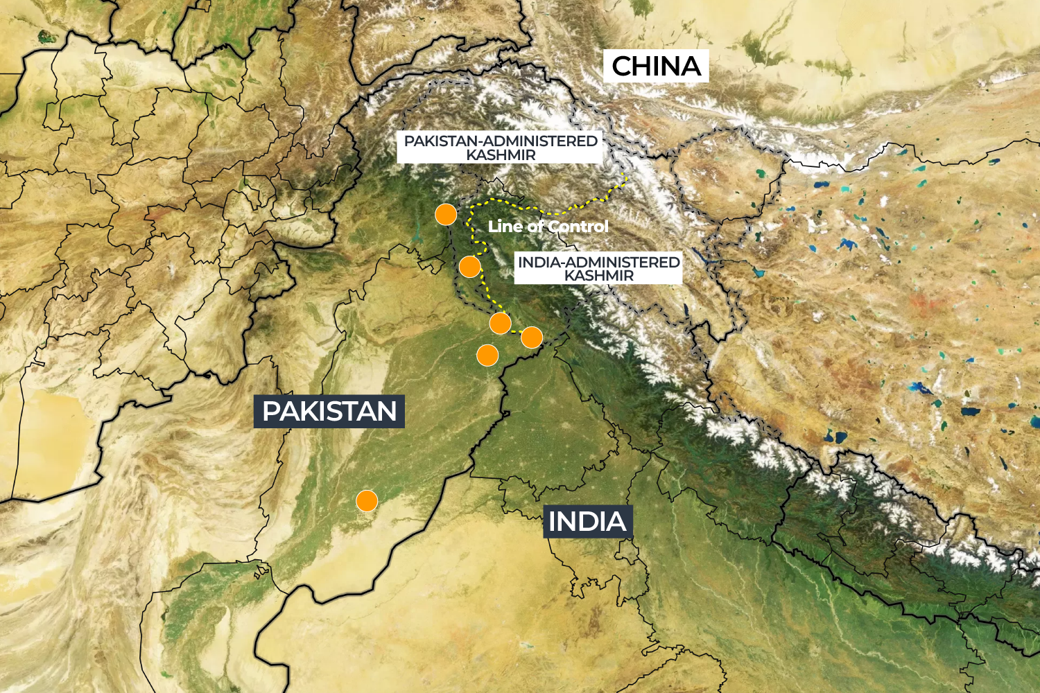 Where did India hit Pakistan? Mapping Operation…