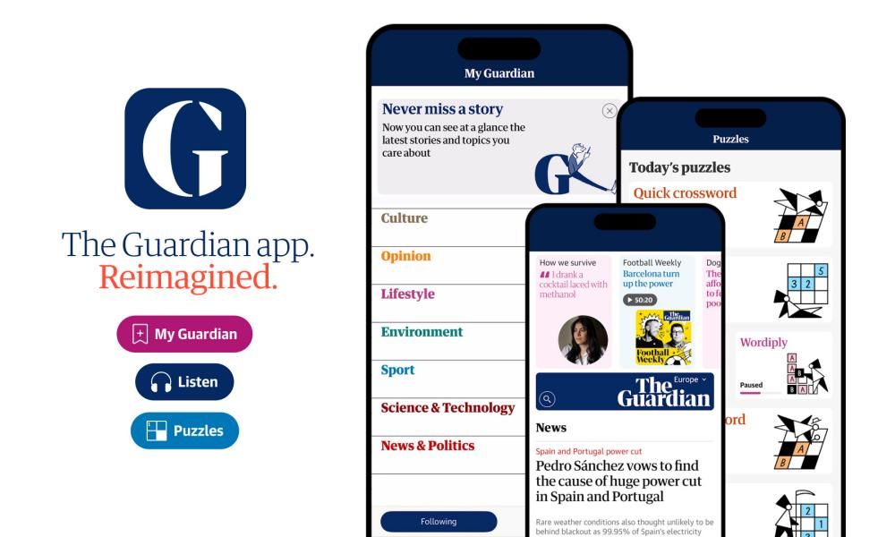 The Guardian unveils new mobile app and major homepage…