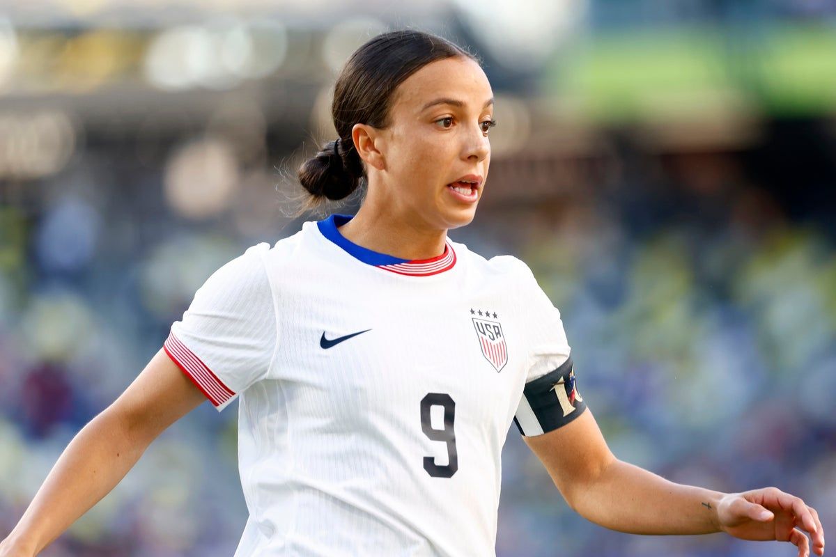 United States women’s soccer star Mallory Swanson…