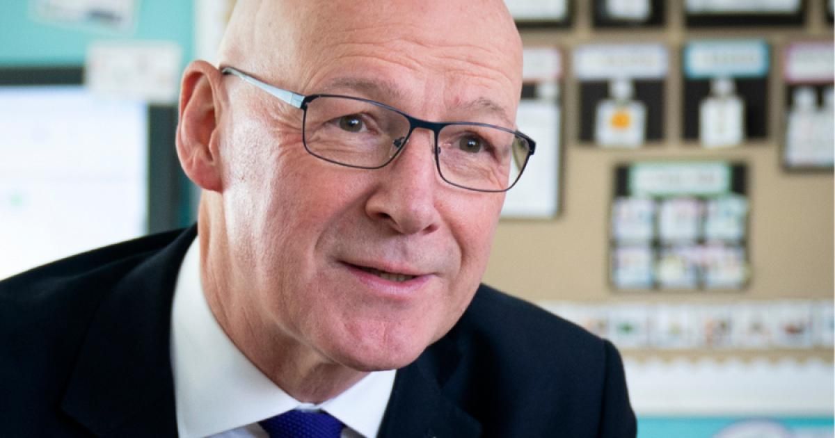 First Minister John Swinney speaks out against…