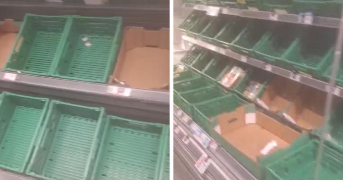 Co-op shelves across Scotland left empty following…
