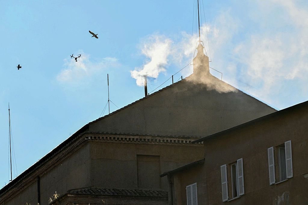 New Pope Chosen as White Smoke Comes From Vatican's…