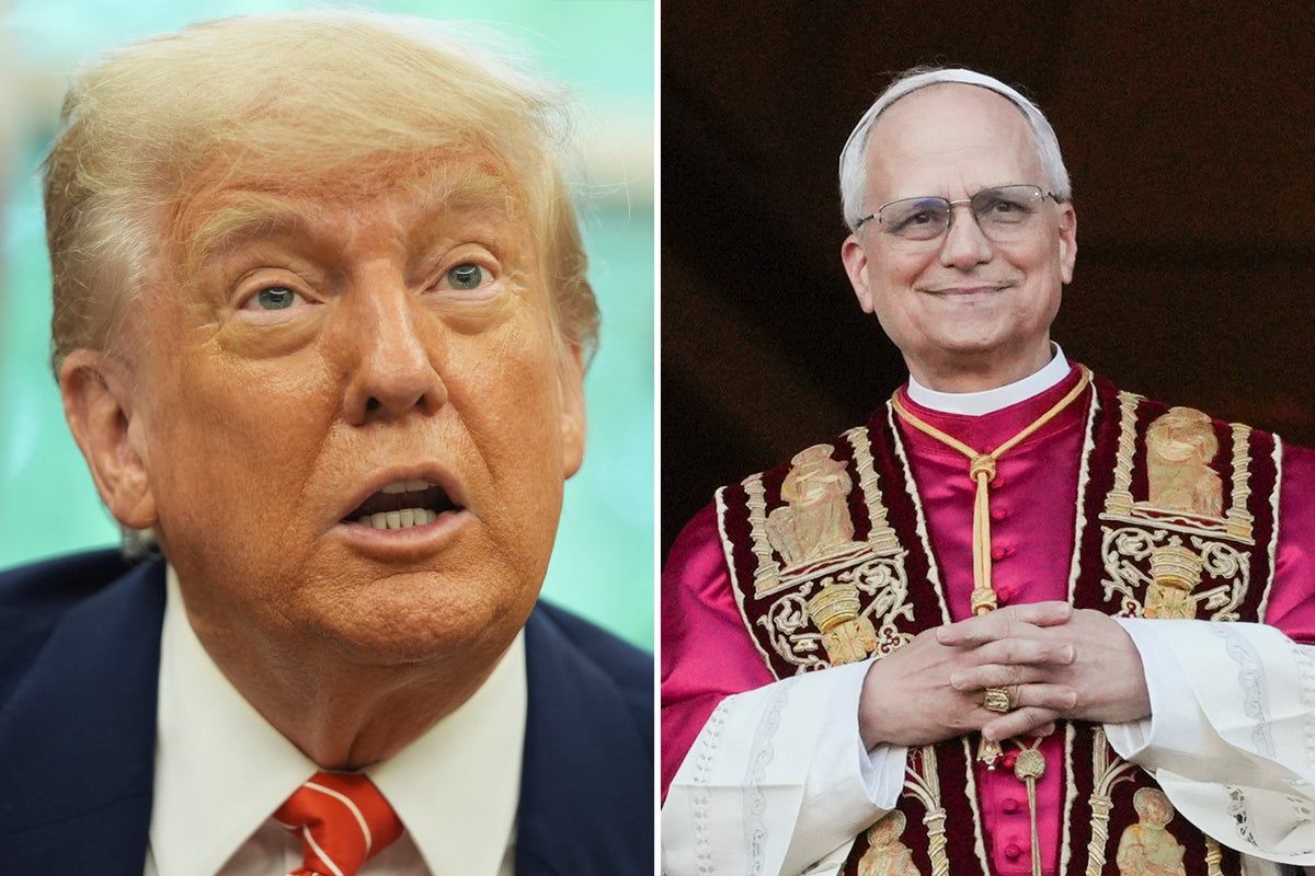 Trump welcomes new American-born pope and says he…