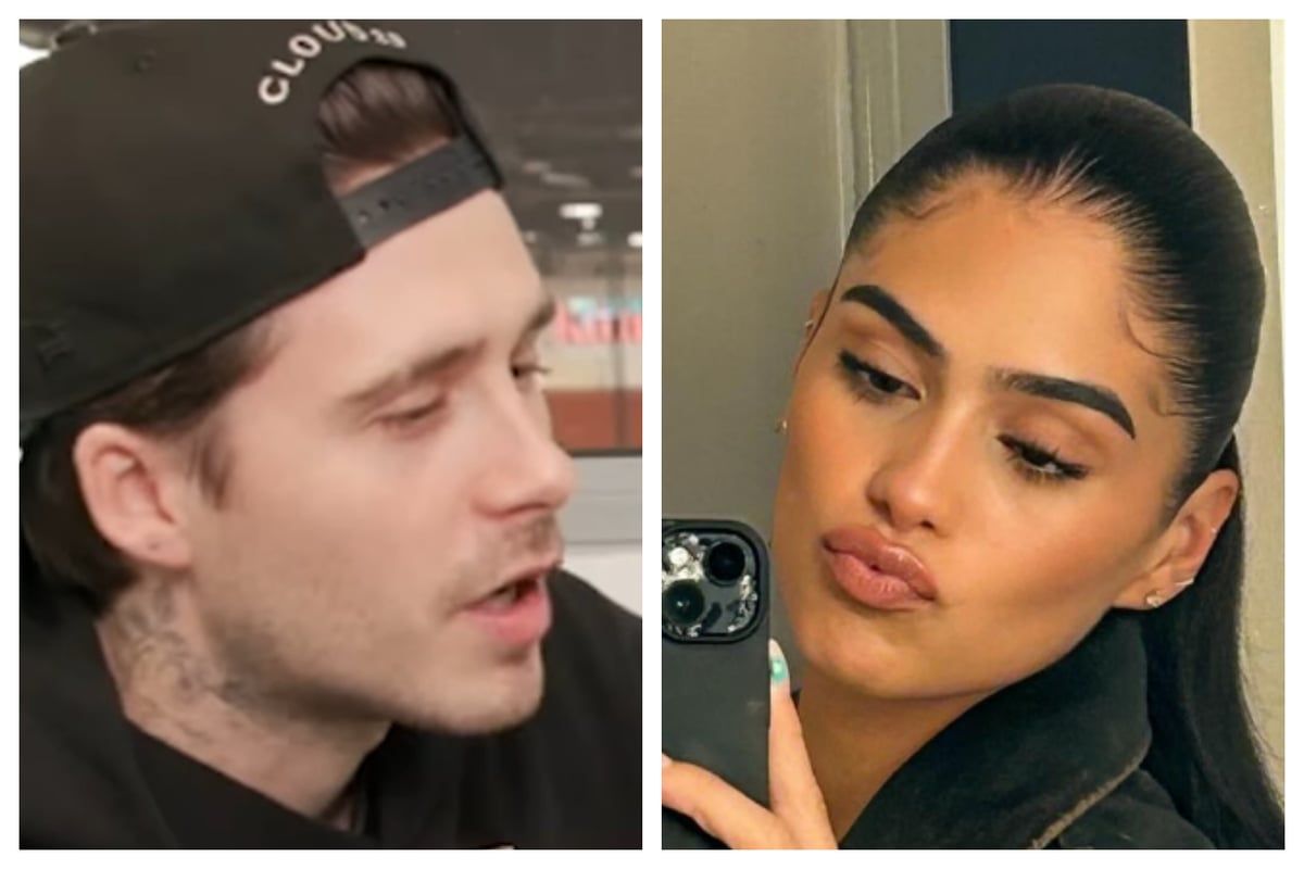 Romeo Beckham's girlfriend Kim Turnbull escapes UK…