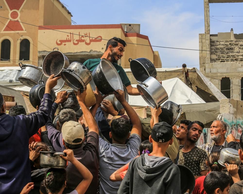 Hunger has been weaponised as people in Gaza face mass…
