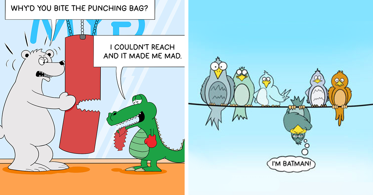 I Create Single-Panel Comics About Absurd Situations,…