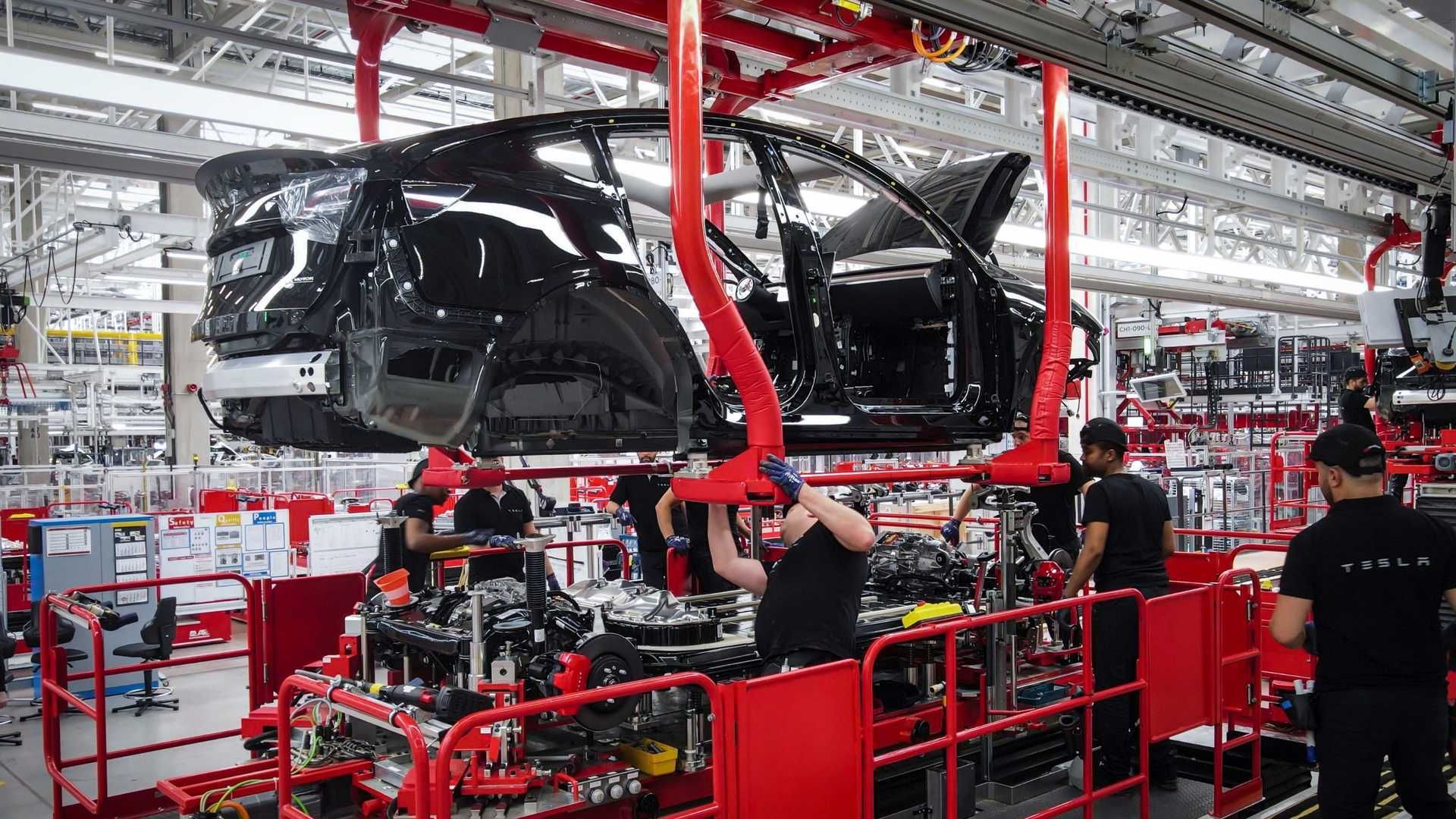 Tesla Model Y Assembly Workers Told To Stay Home For A…