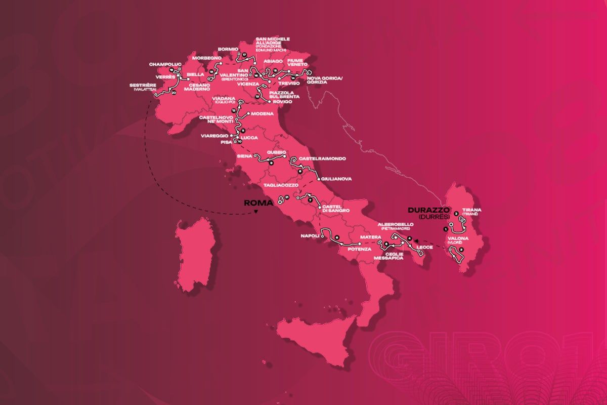 Giro d’Italia 2025 stage-by-stage guide: Route maps…