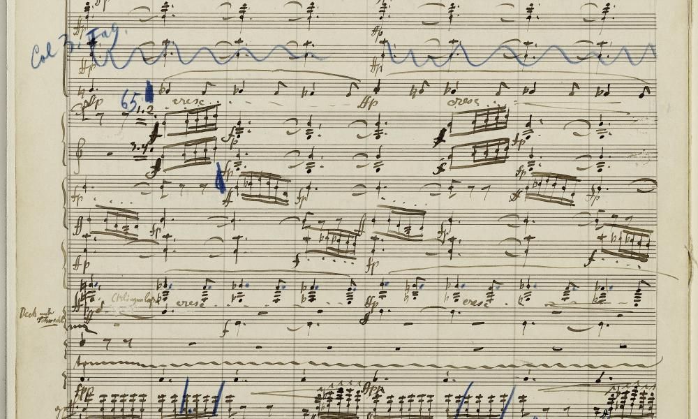 Mahler's second symphony manuscript sells for record…