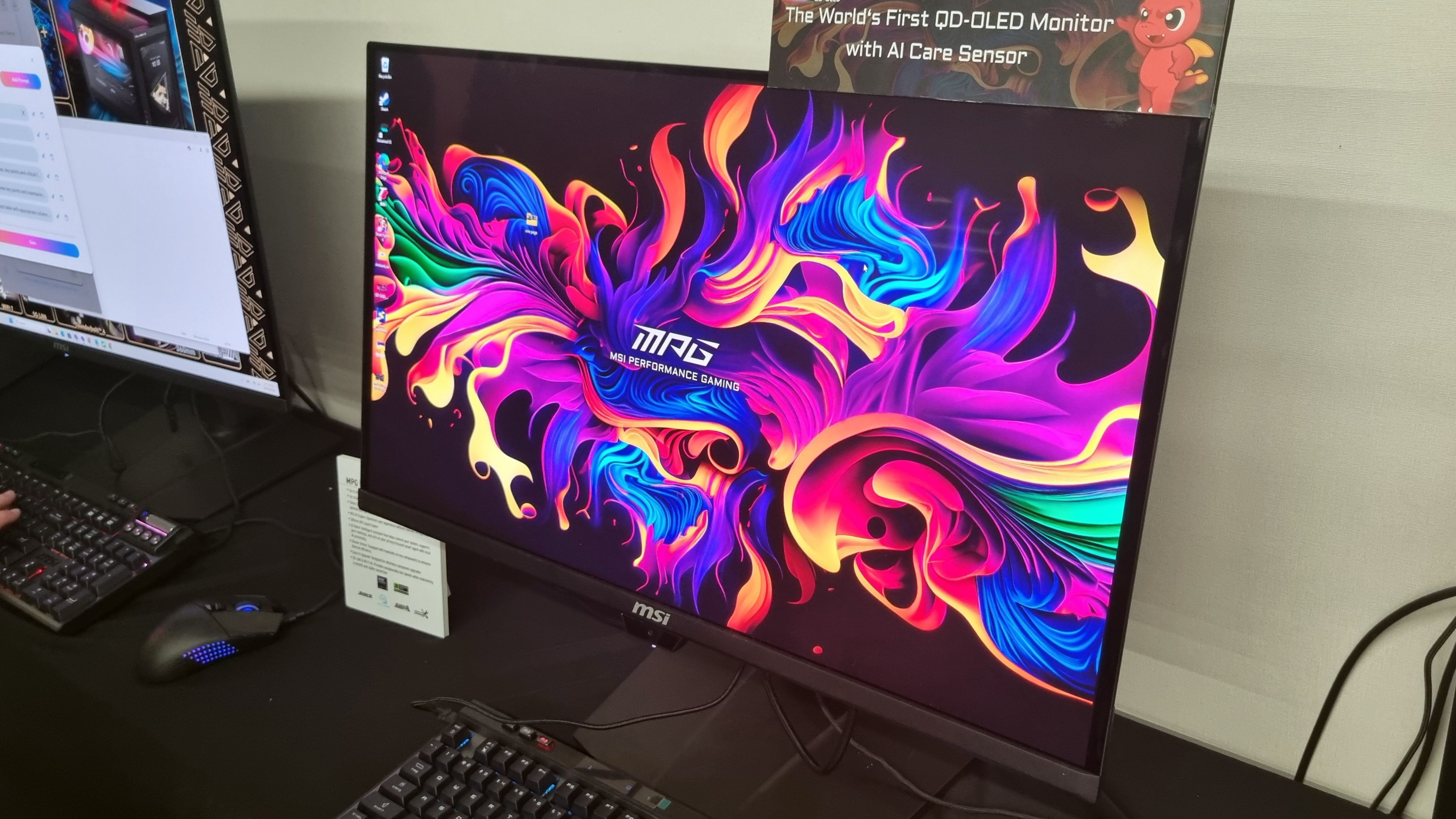 MSI's clever new 500 Hz QD-OLED gaming monitor can…