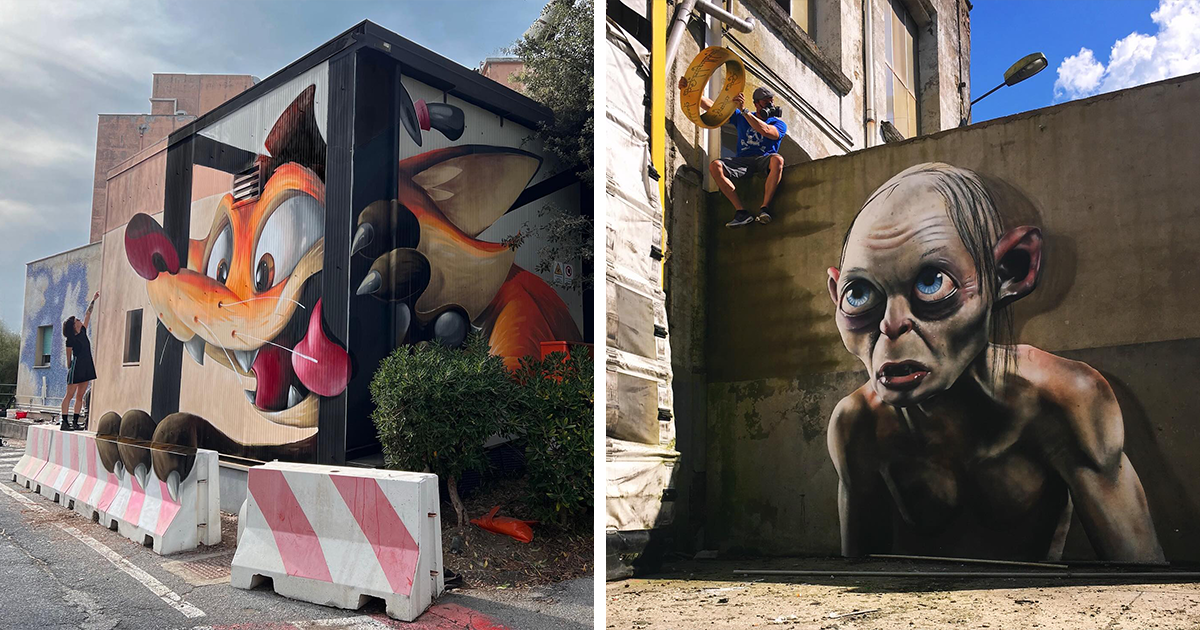 Artist From France Creates Incredible 3D Graffiti And…