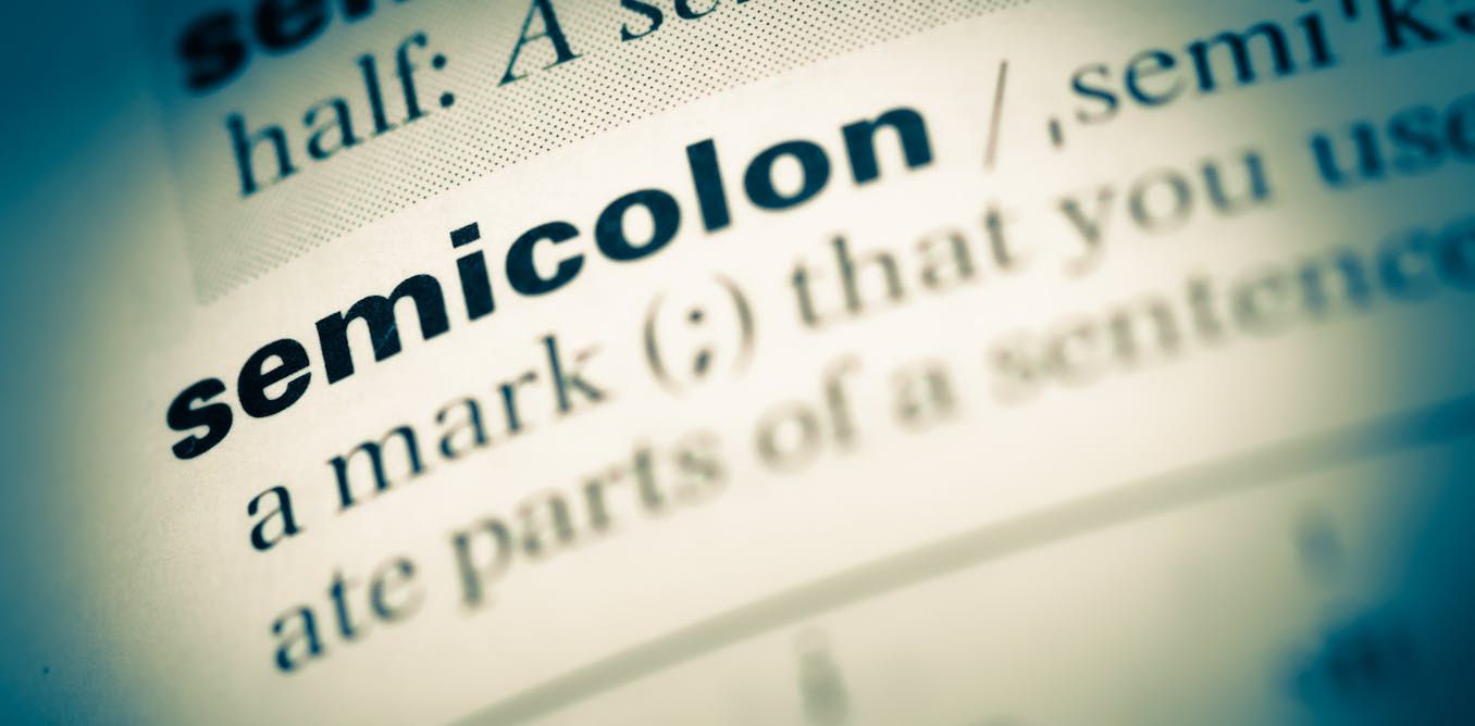 Semicolons are becoming increasingly rare; their…