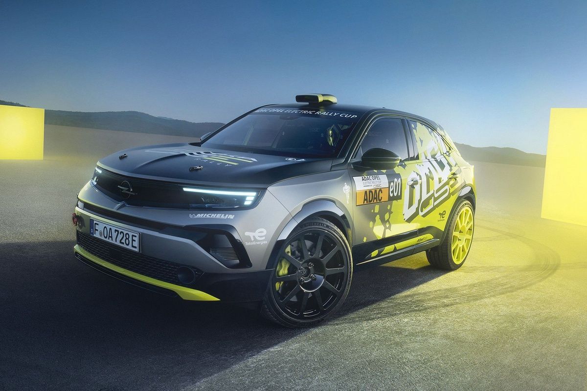 Opel reveals new electric rally car of the future…