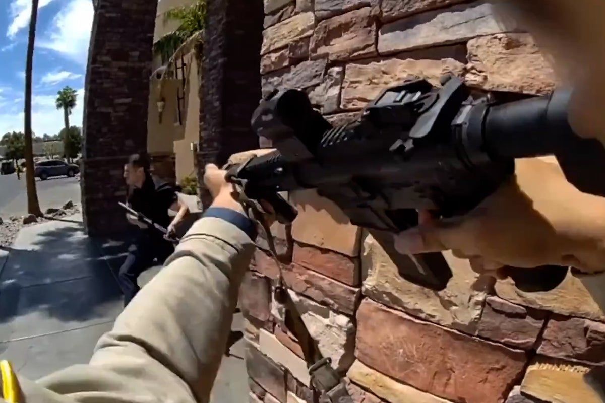 Las Vegas gym shooting: Body cam captures moment…