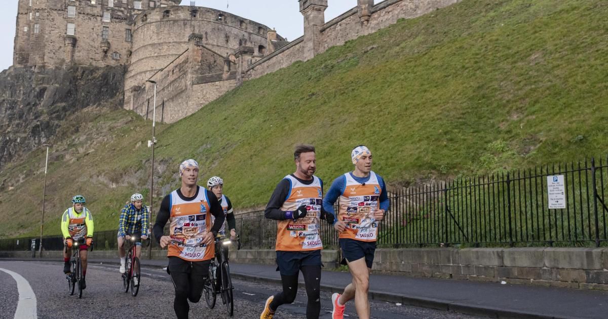 This is the full route for the 2025 Edinburgh Marathon…