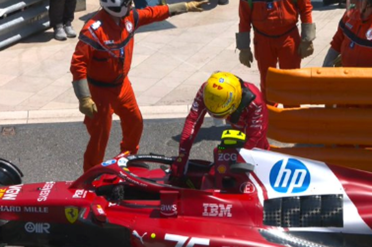 Lewis Hamilton crashes in final practice ahead of…