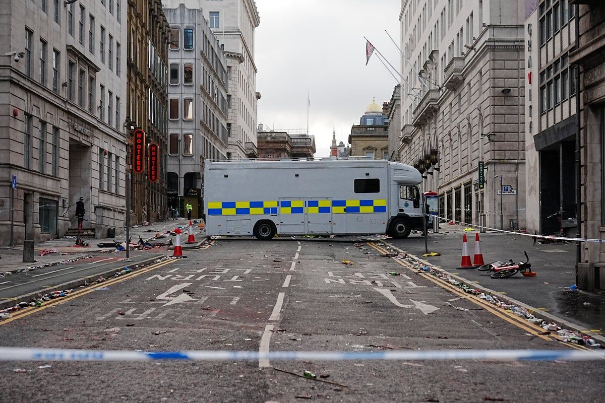Watch: Scene of devastation after Liverpool FC parade…