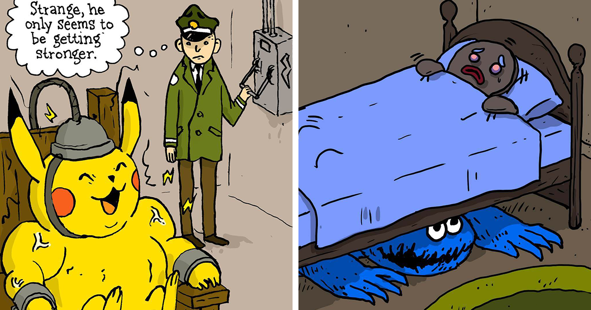 Artist With Peculiar Sense Of Humor Created 46 Comics…