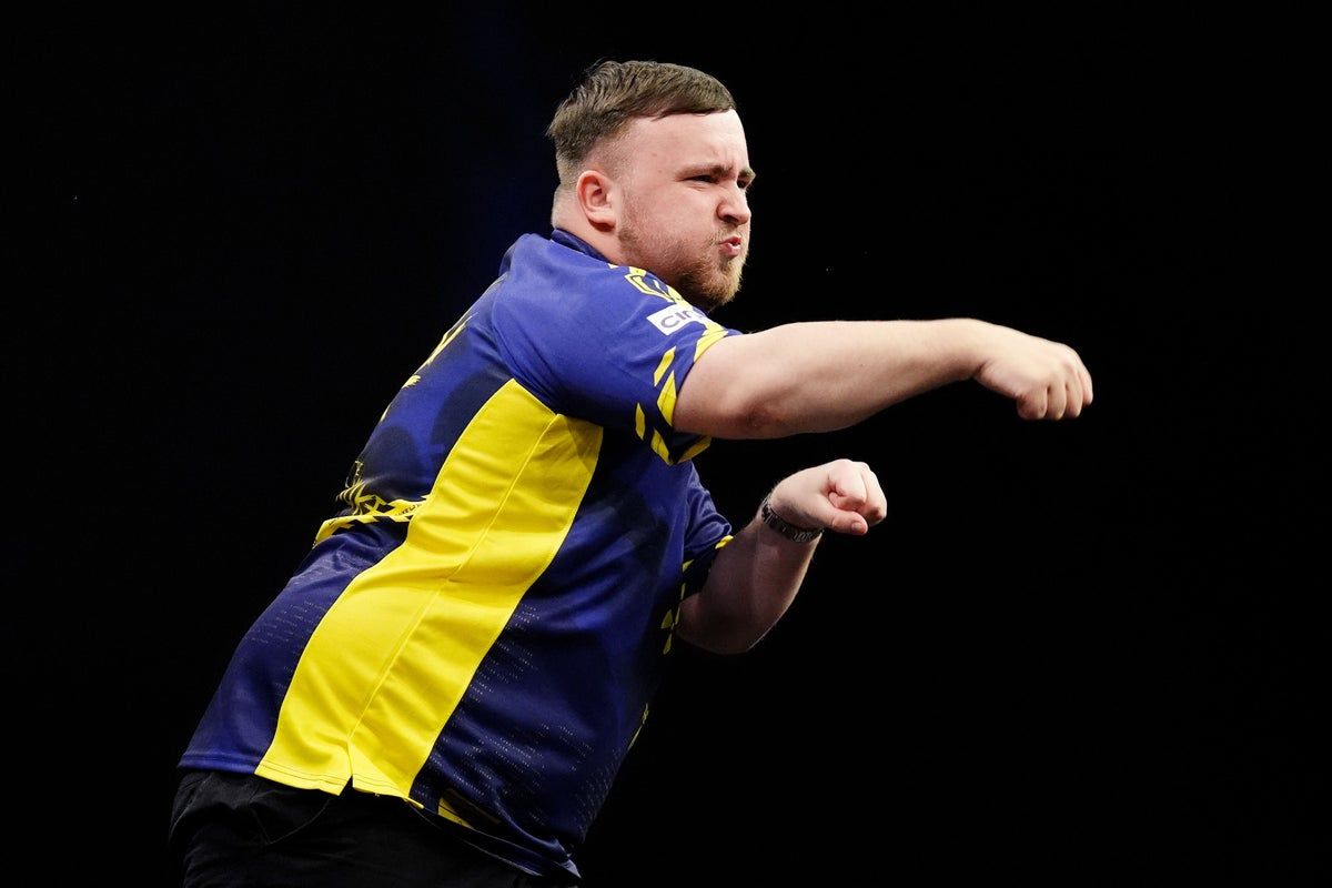 Luke Littler hoping to land big fish and win…