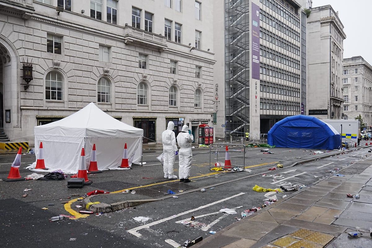 Police continue to question Liverpool parade suspect