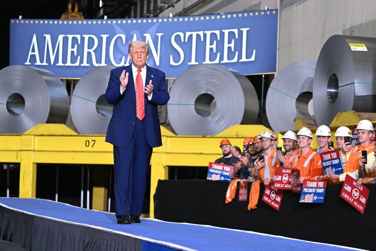 Trump doubles foreign steel tariffs to 50%