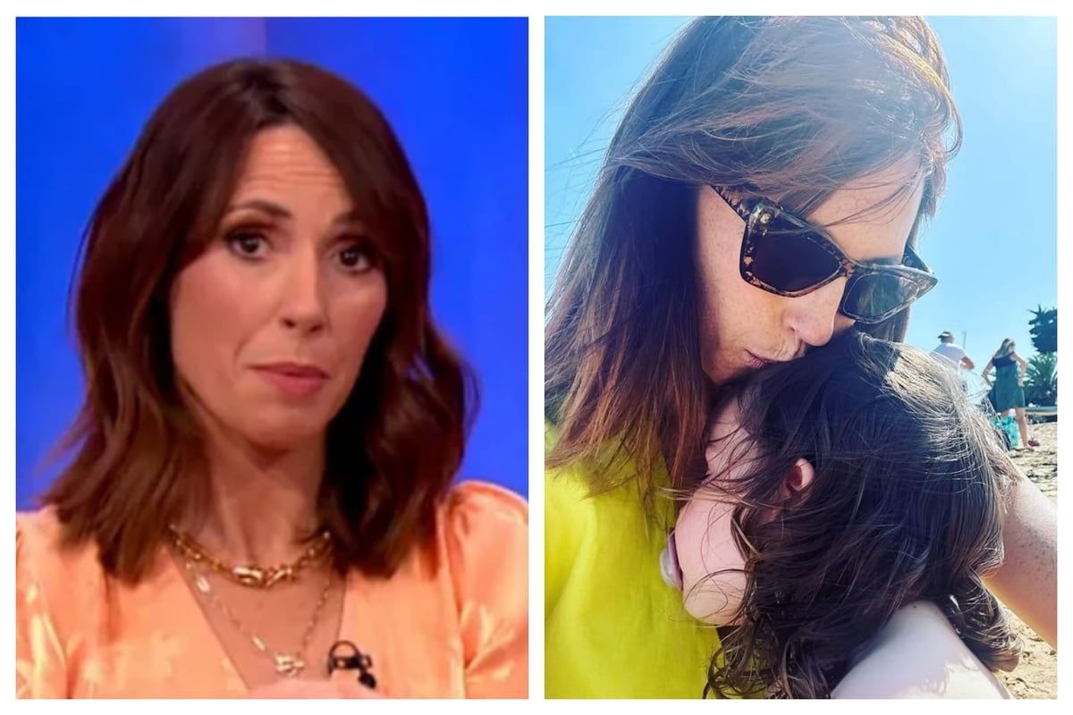 Alex Jones rushes 'poor' toddler daughter Annie back…