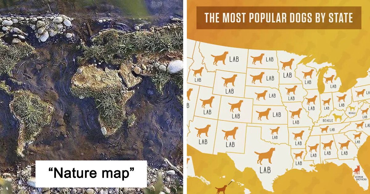 40 Unusual And Fascinating Maps That Might Change Your…