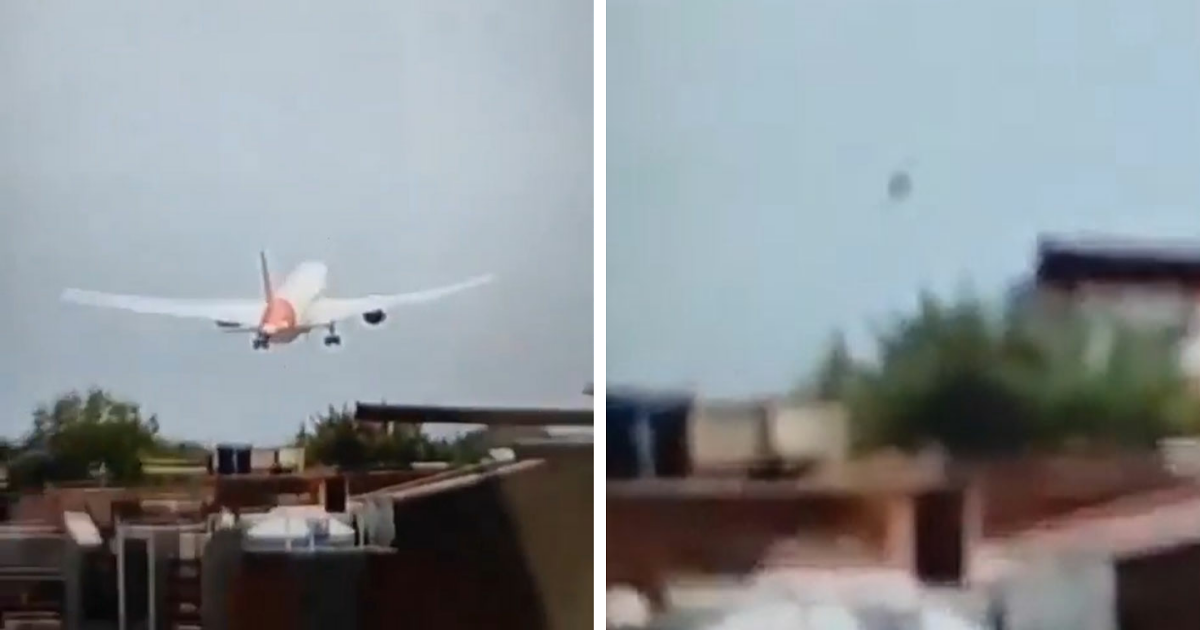 Mysterious Object Flying Off Doomed Air India Plane…