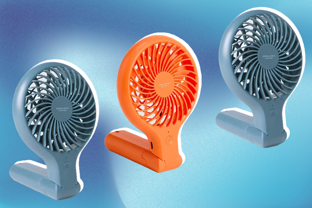 John Lewis’s handheld fan will help you beat the heat…