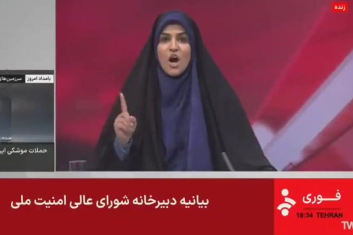 Moment Israel missile strike hits live Iran news…