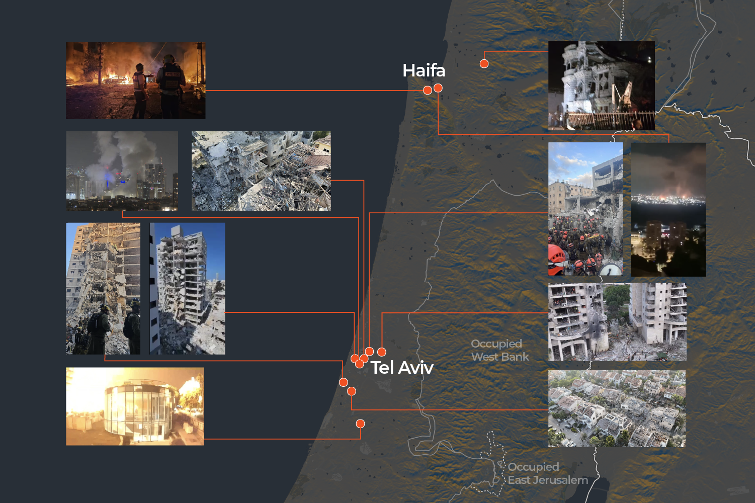 Mapping Iran’s most significant strikes on Israel