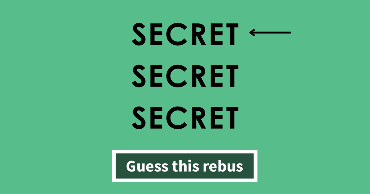 “Think You’re Smart?”: Solve These 36 Rebus Puzzles…