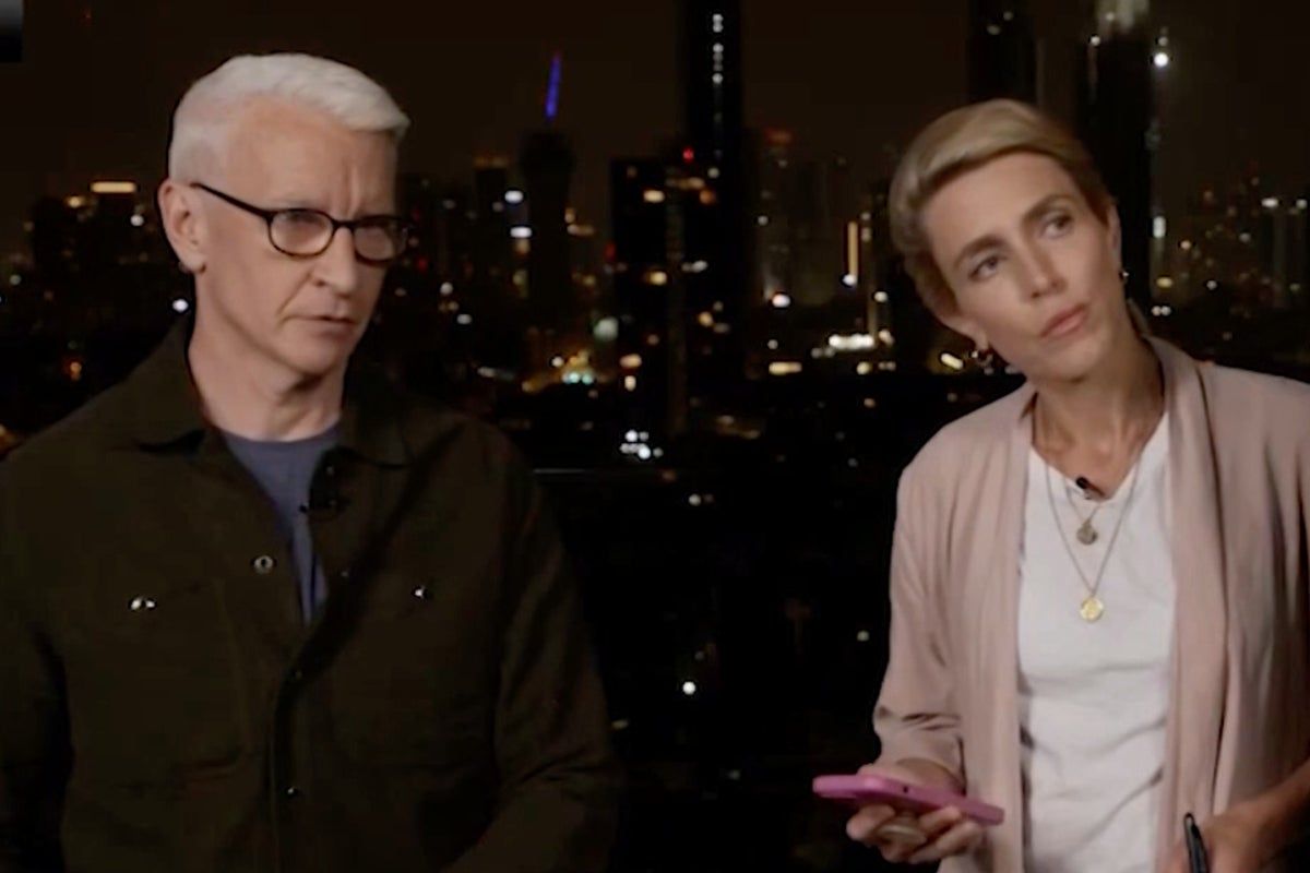CNN’s Anderson Cooper flees set on air amid incoming…